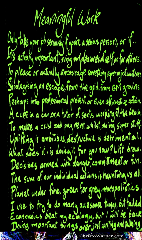 Meaningful Work - Christo Warner