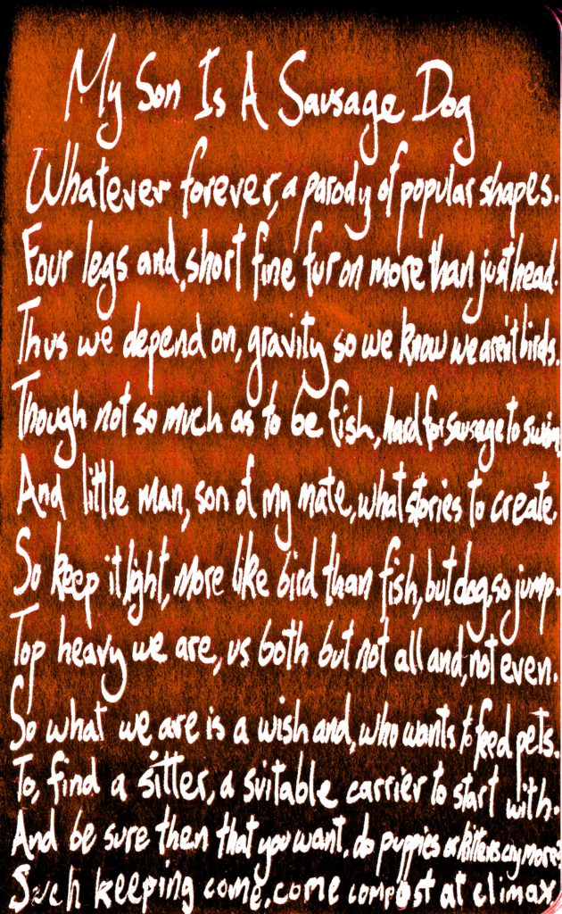 My Son Is A Sausage Dog - Christo Warner
